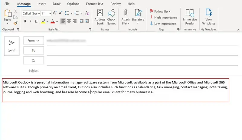 如何删除 Outlook 电子邮件中的双倍行距？ - Flnug.com