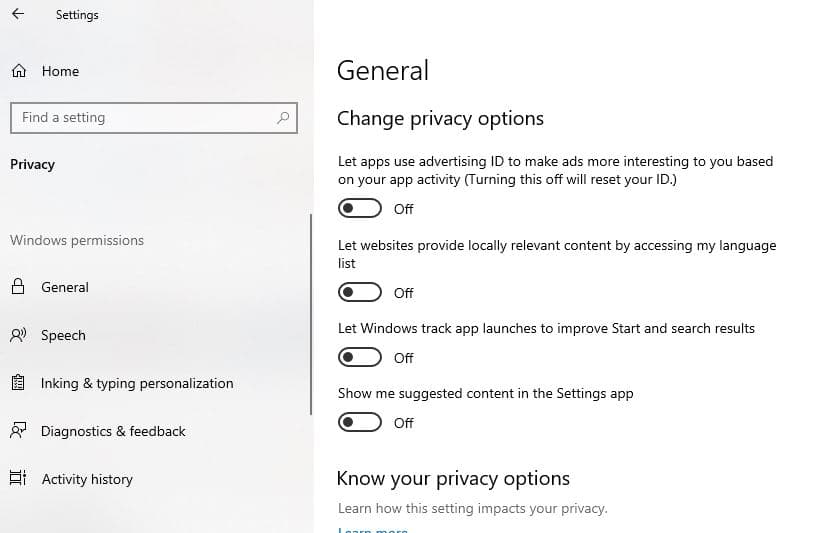 8 Windows 10 隐私设置更改以提供最大程度的保护 - Flnug.com