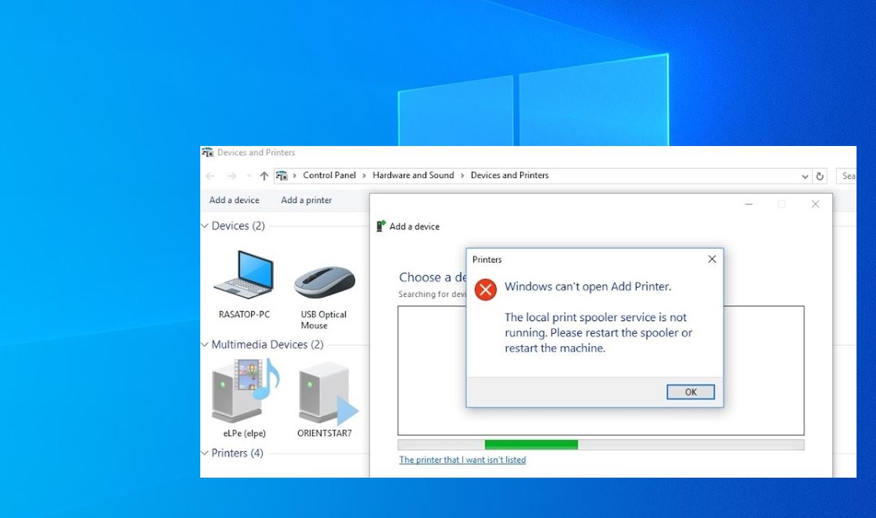 如何修复Windows PC上的PRINT SPOOLER错误0x800706B9 - Flnug.com