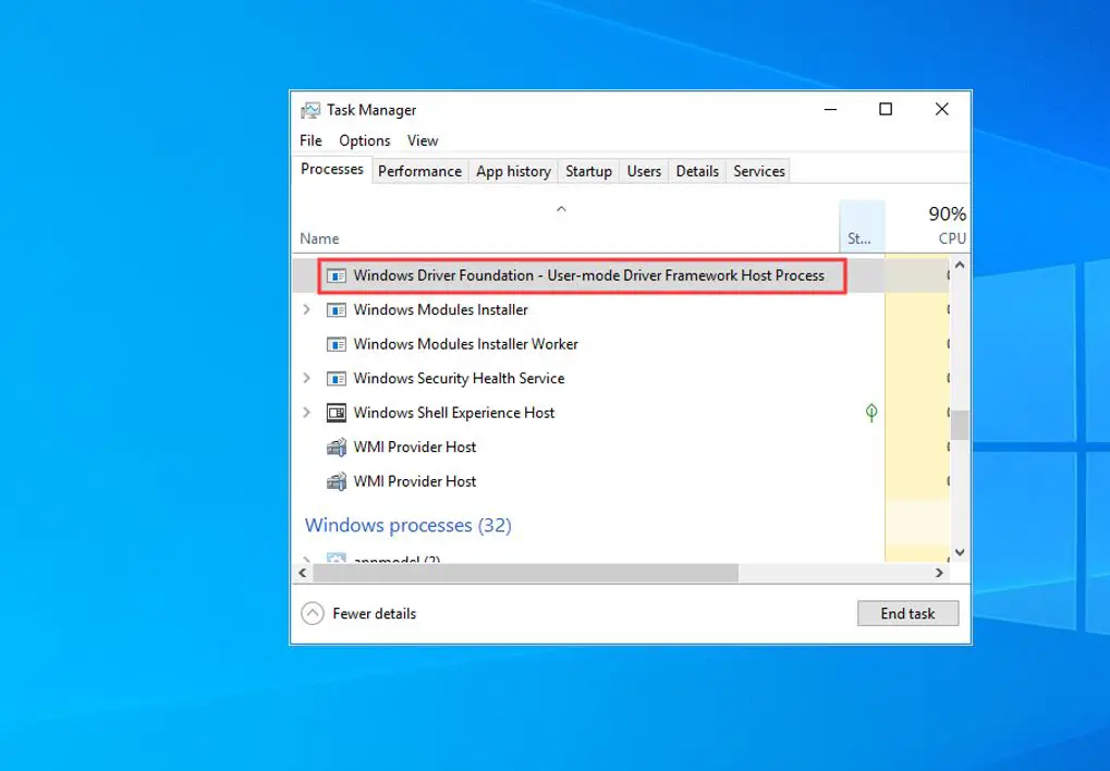 已解决：Windows driver Foundation（wudfhost.exe）Windows 10上的高CPU使用率 - Flnug.com