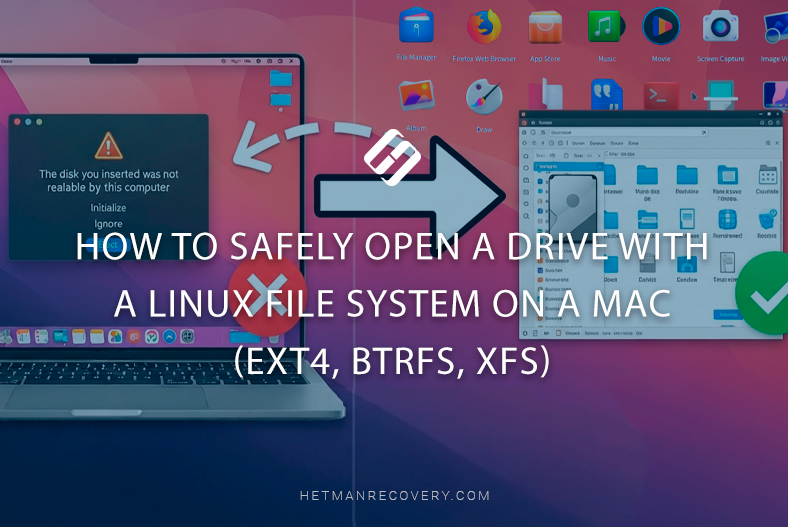 如何在 Mac 上安全地打开带有 Linux 文件系统的驱动器（Ext4、Btrfs、Xfs） - Flnug.com