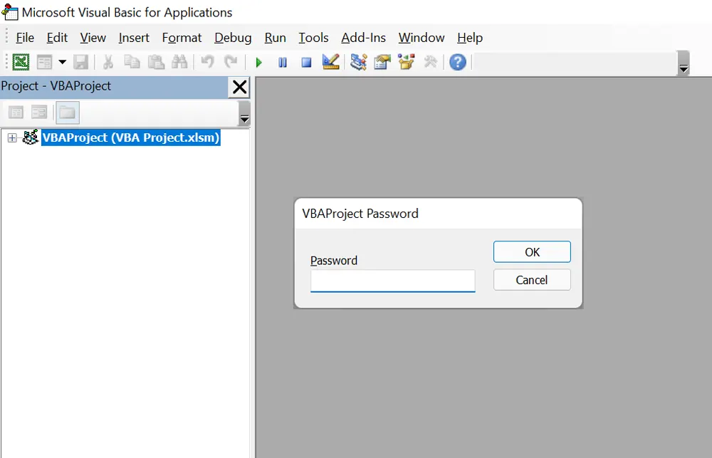 如何在Excel XLSM文件中打破VBA密碼？