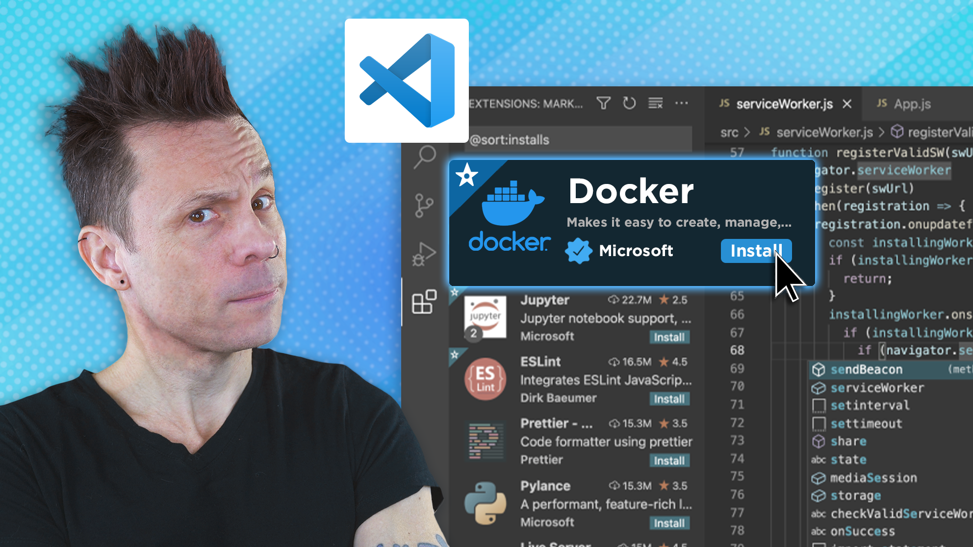 如何為 Visual Studio Code 新增 Docker 支持
